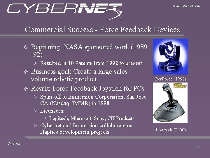 www cybernet com Overview of Cybernet Systems Corporation