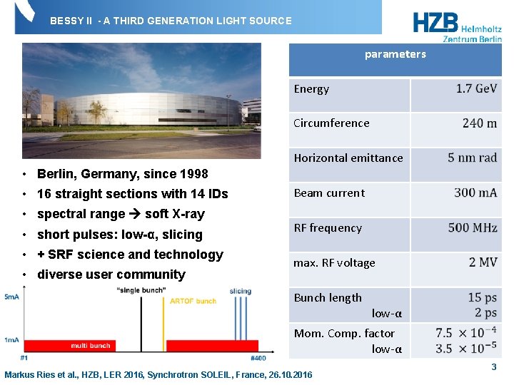 Progress on BESSY VSR Supplying Short XRay Pulses