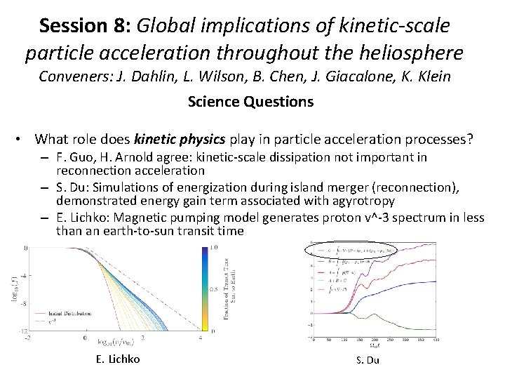 Session 8 Global implications of kineticscale particle acceleration