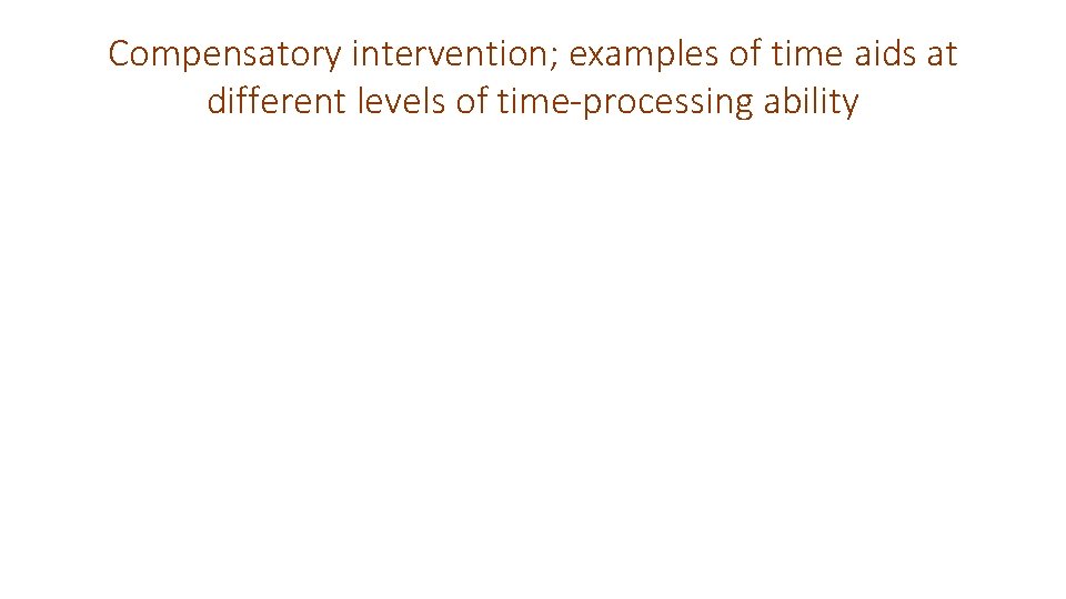 Timeprocessing ability and Daily Time Management and Time