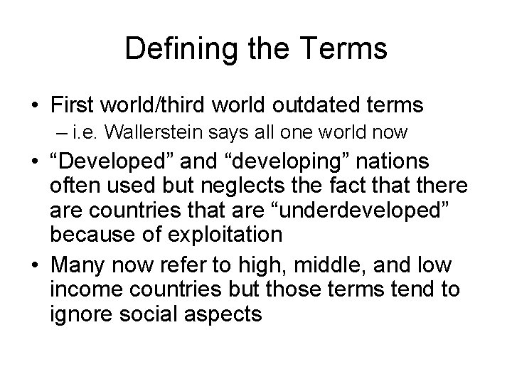 Ch 12 Global Stratification and Poverty Hans Roslings