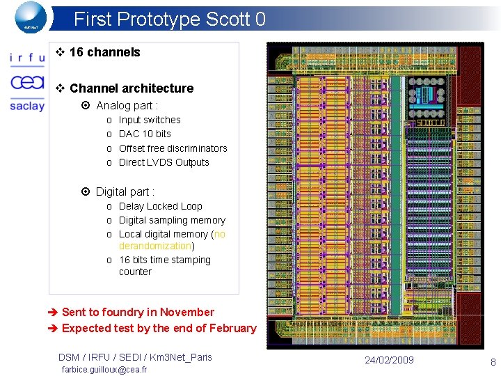 Front end Electronic Scott 0 KM 3 Ne