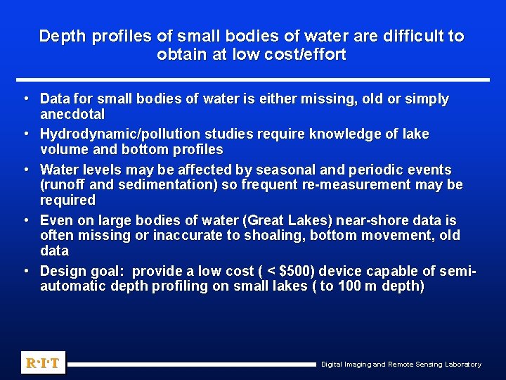 A LowCost Bathymeter Using Commercial OffTheShelf Components R