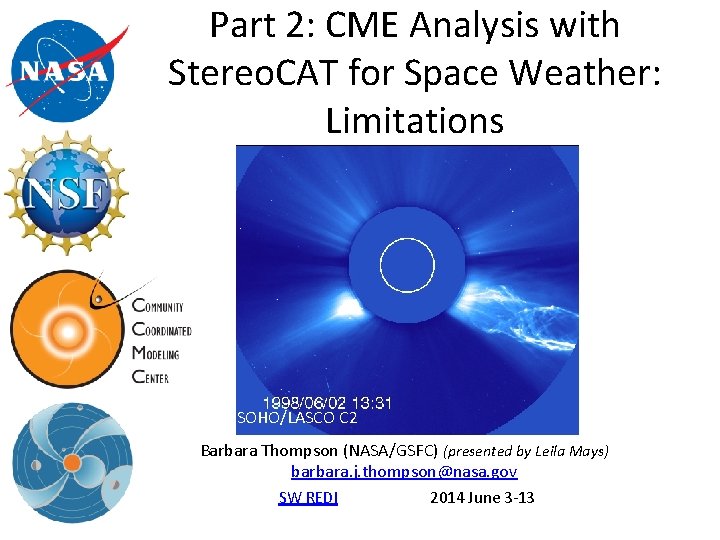 Part 2 CME Analysis with Stereo CAT for