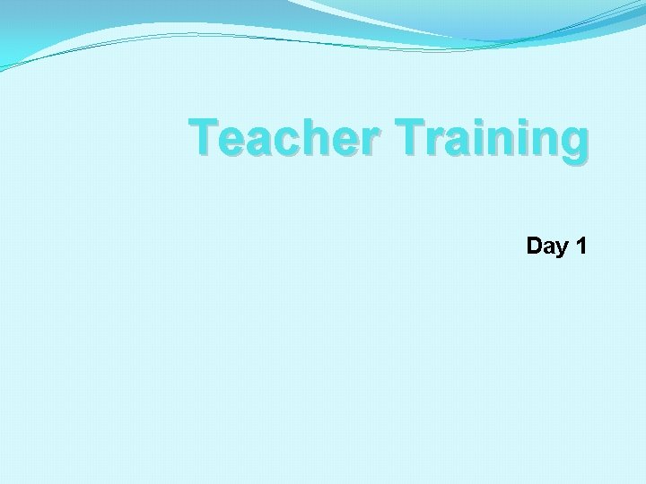 Teacher Training Day 1 Literacy development Why are