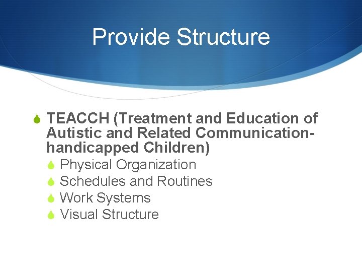 Visual and Positive Behavior Supports S Establish Rapport