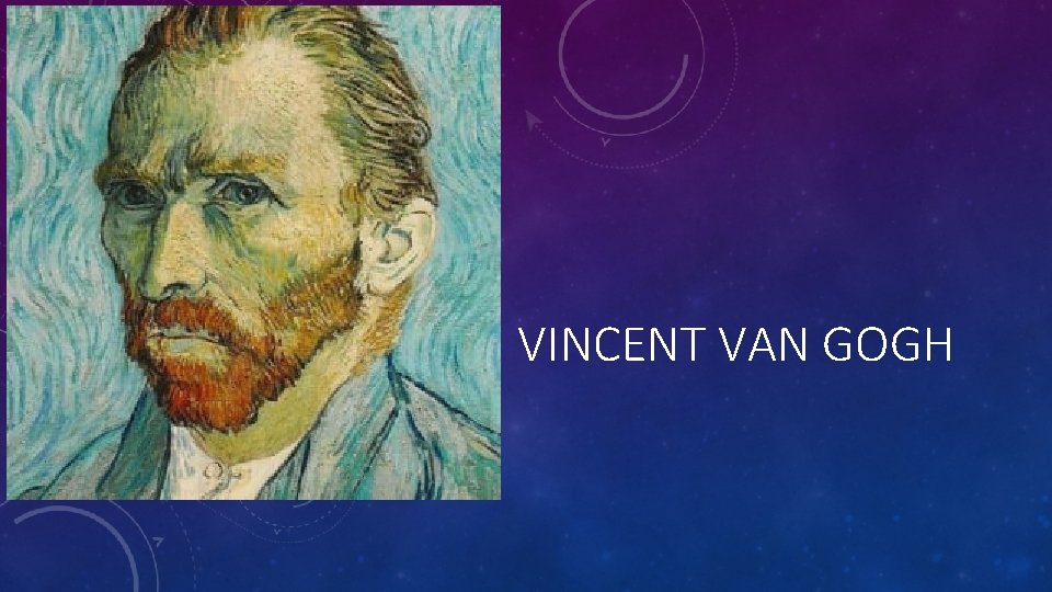 VINCENT VAN GOGH Born March 30 th 1853