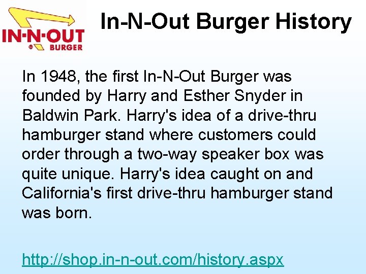 Types of Retail Businesses VOCABULARY In your notebook