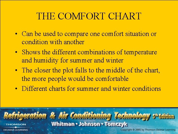 SECTION 7 AIR CONDITIONING COOLING UNIT 35 COMFORT