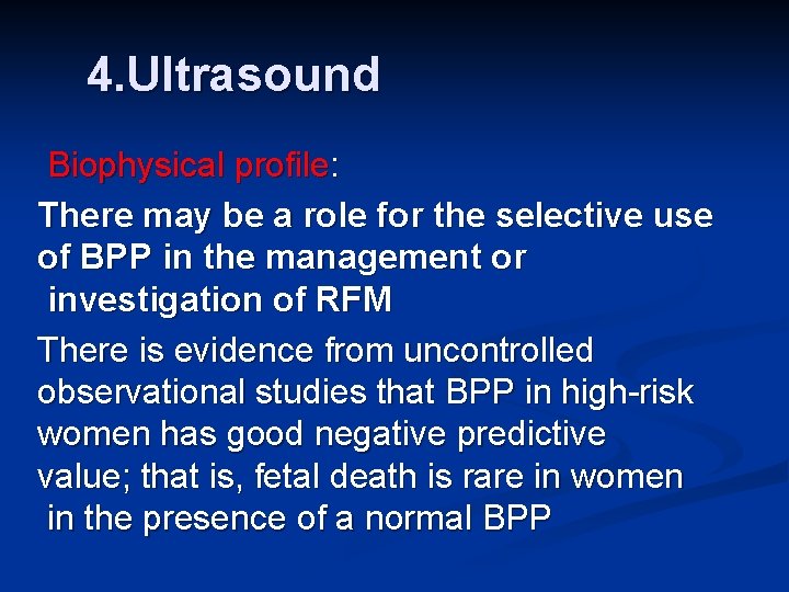 Assessment of fetal wellbeing in pregnancy and labour