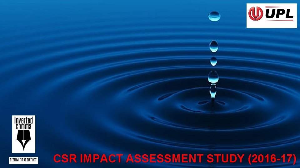 CSR IMPACT ASSESSMENT STUDY 2016 17 Snapshot Name