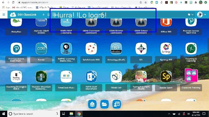 Como Iniciar sesin en Classlink y Schoology Primero