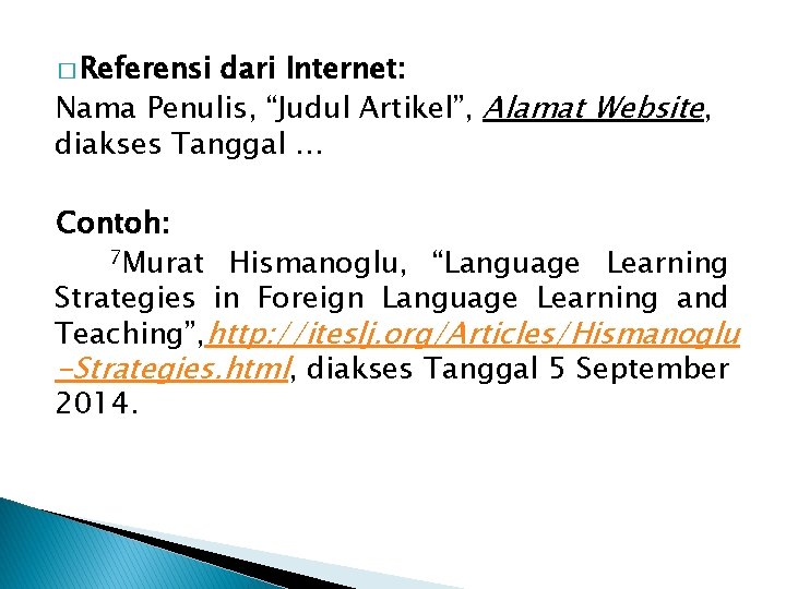 Referensi Ditulis utk Pertama Kali Penulis Buku 1