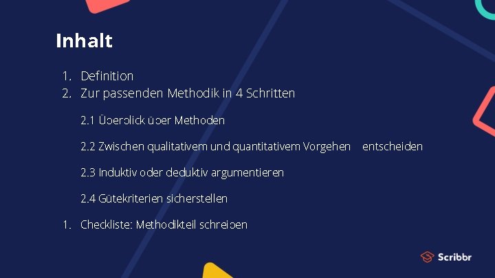 Wissenschaftliche Methodik In 4 Schritten zur passenden Methode