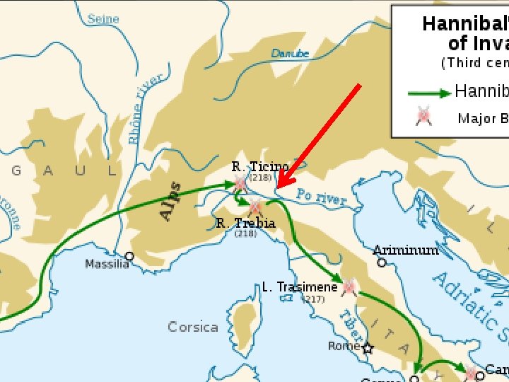 Battle of Trebia 218 BC and Lake Trasimere