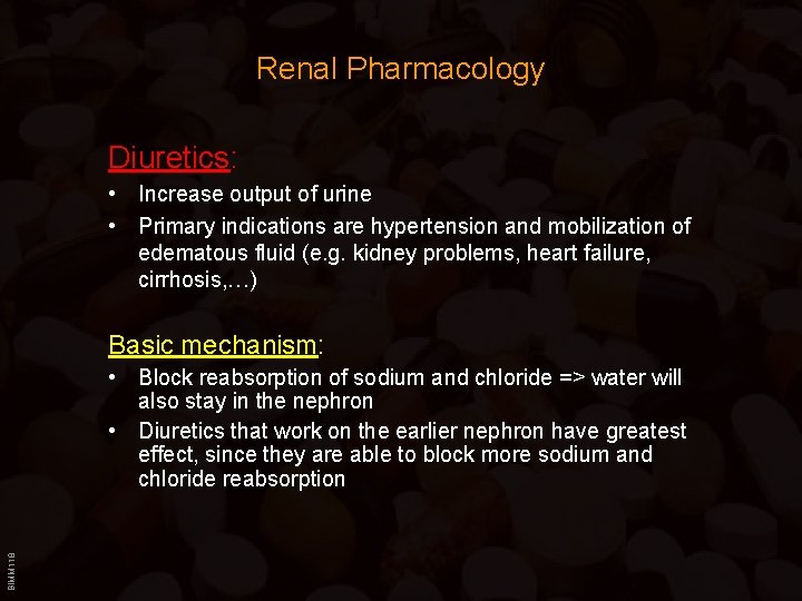 Renal Pharmacology Diuretics Carbonic Anhydrase Inhibitors Thiazides Loop