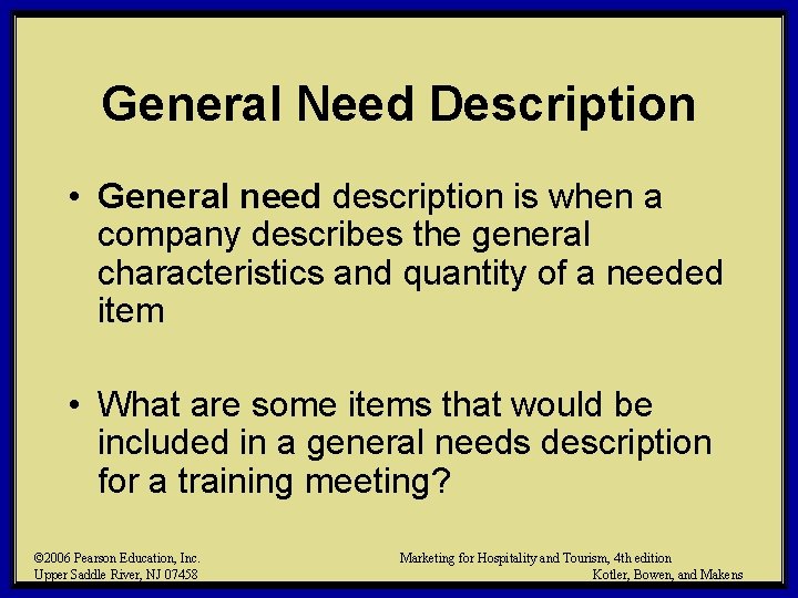 Chapter 7 Organizational Buyer Behavior of Group Market