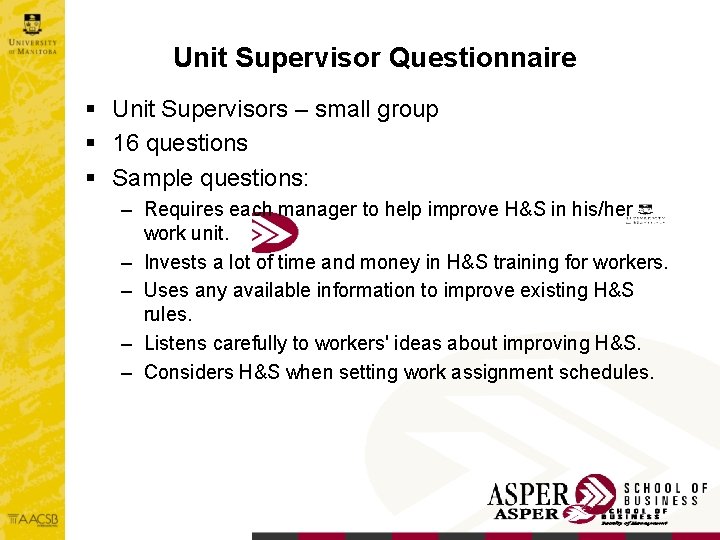 Managers and Supervisors Role in Enhancing the Safety