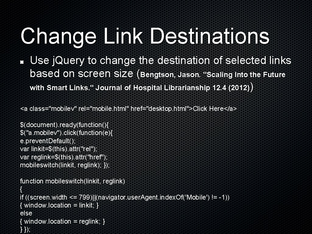 Basic Elements of Responsive Web Design Jason Bengtson