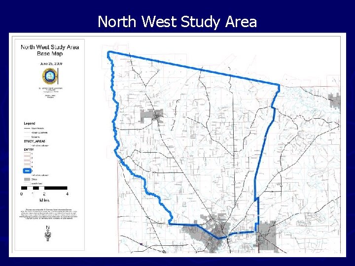 North West Study Area Staff Recommendation Tuesday September