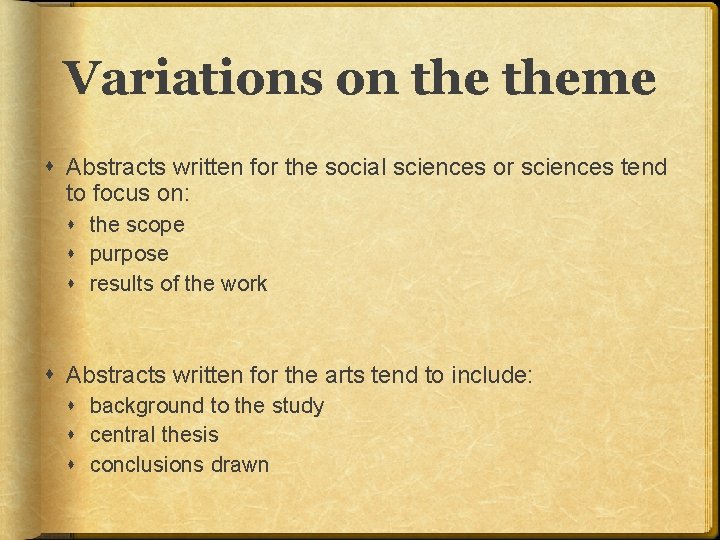 How to Write an Abstract Importance Its usually