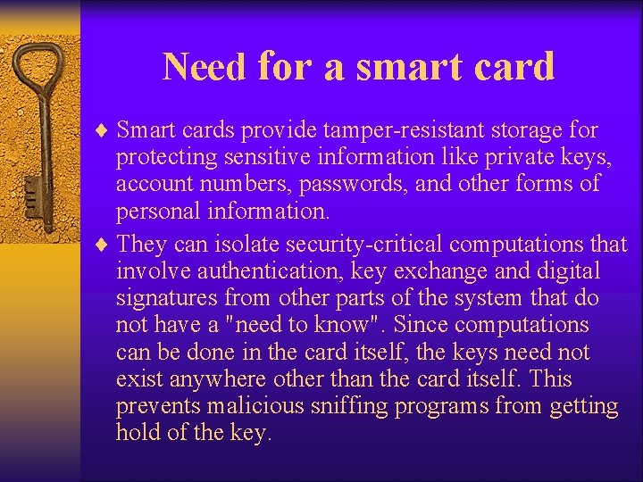 Smart Cards By Sravanthi Karumanchi Introduction The semiconductor