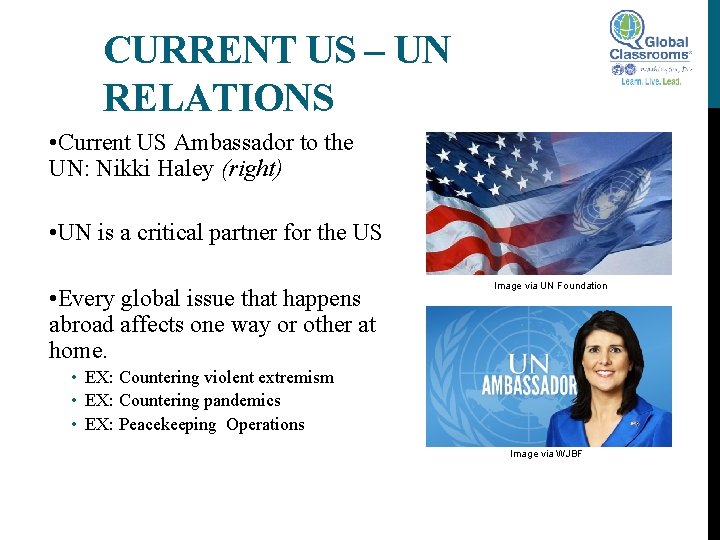 HOW DOES THE UNITED NATIONS WORK GLOBAL CLASSROOMS