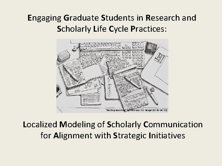 Engaging Graduate Students in Research and Scholarly Life