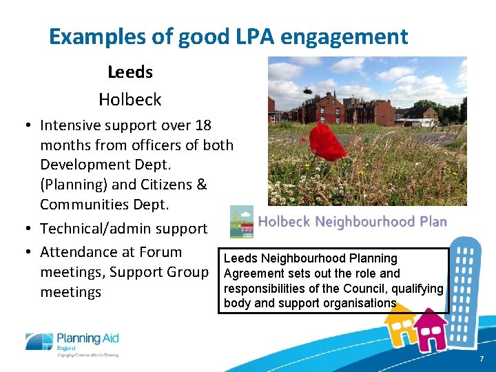 Planning Aid England Neighbourhood Planning Lessons Learned John