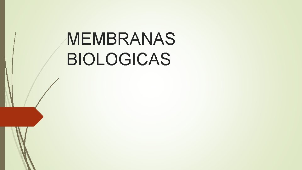 MEMBRANAS BIOLOGICAS CONTENIDO COMPOSICON Y ESTRUCTURA DE LAS