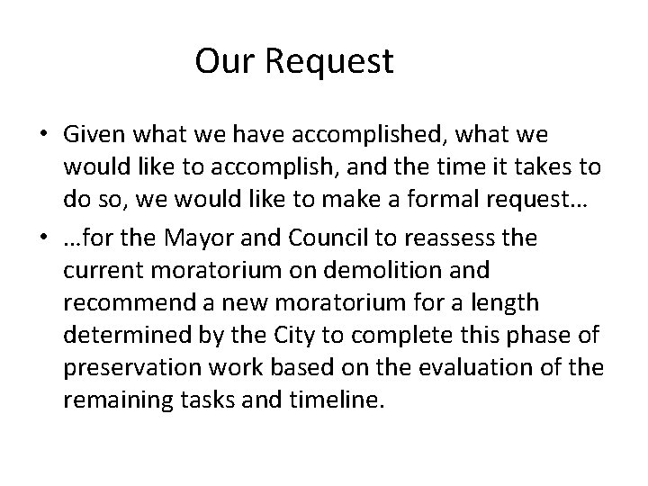 Brunswick Preservation and Revitalization Committee Update September 10