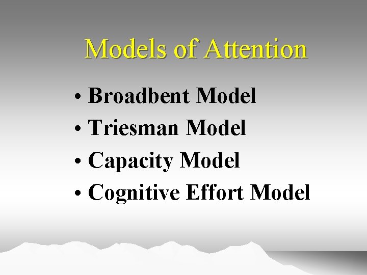Cognitive Rehabilitation Acute and Chronic Care Rick Parente