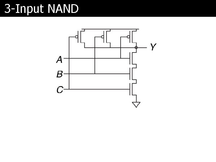COMP 541 Transistors and all that a brief