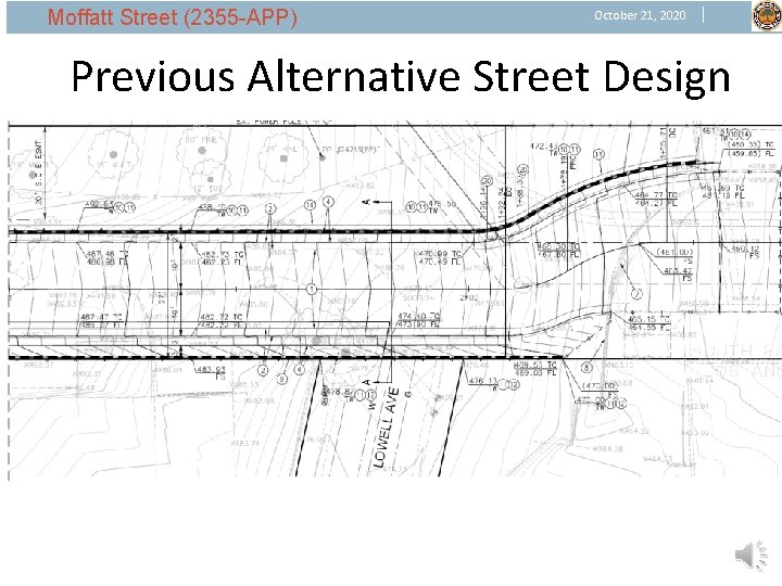 October 21 2020 Moffat Street Project No 2533