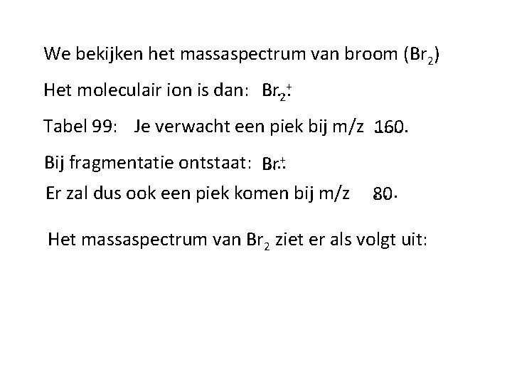 Hoofdstuk 10 Paragraaf 6 Massaspectrometrie In een massaspectrometer