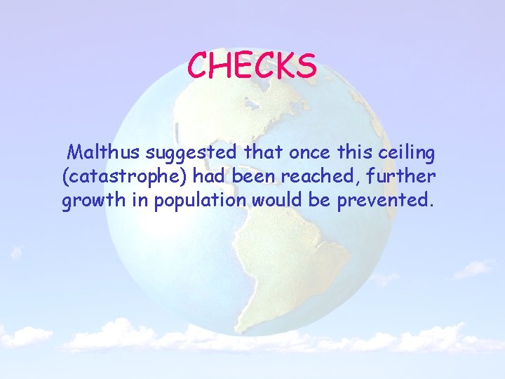 Population theories Malthus NeoMalthusians and Boserup Thomas Malthus