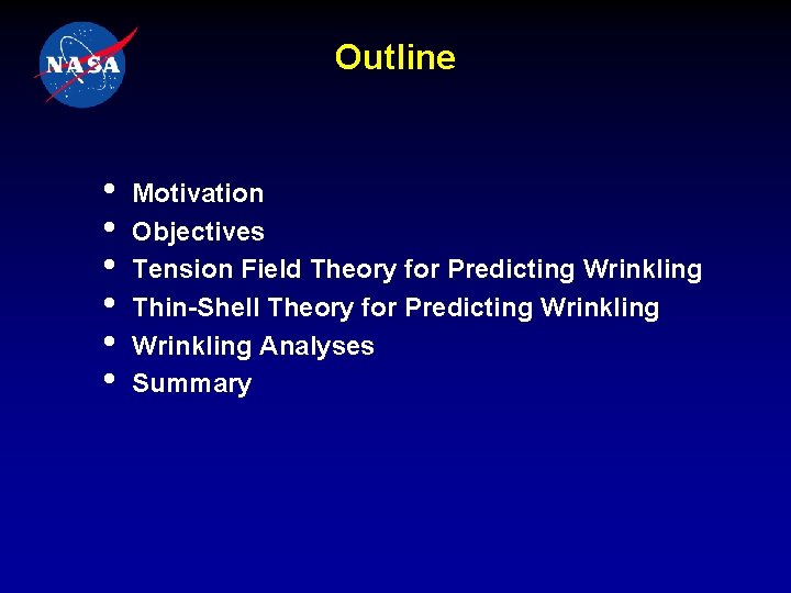 STRUCTURAL WRINKLING PREDICTIONS FOR MEMBRANE SPACE STRUCTURES David