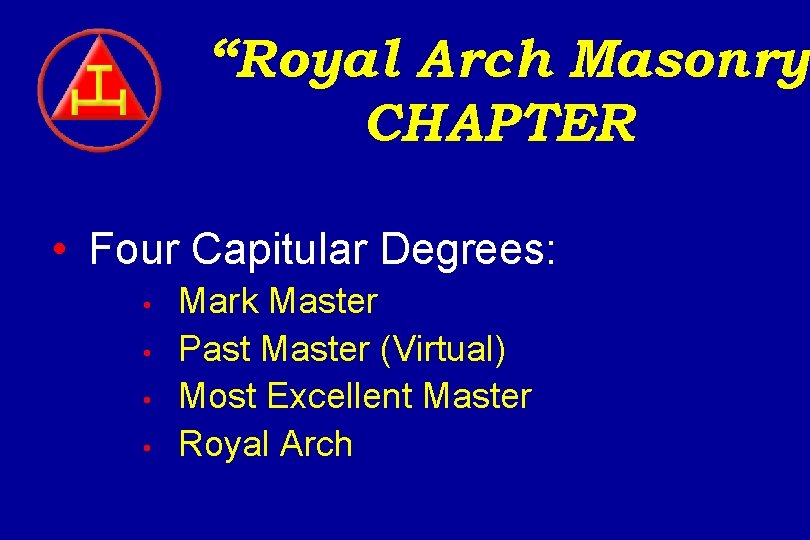 WELCOME FURTHER LIGHT IN FREEMASONRY PRESENTED BY Miami