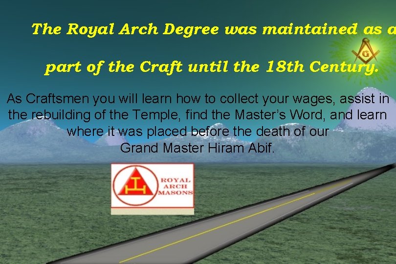 WELCOME FURTHER LIGHT IN FREEMASONRY PRESENTED BY Miami