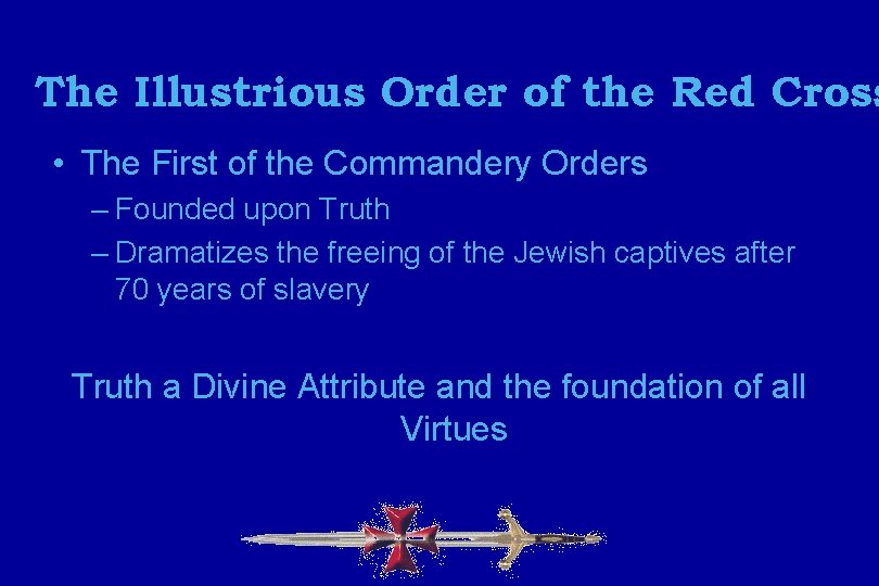 WELCOME FURTHER LIGHT IN FREEMASONRY PRESENTED BY Miami