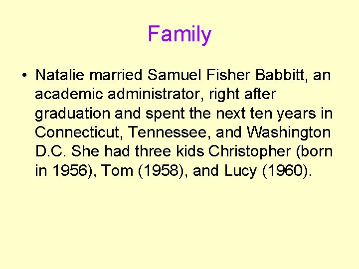 Natalie Babbitt Things to know Birth 1932 07