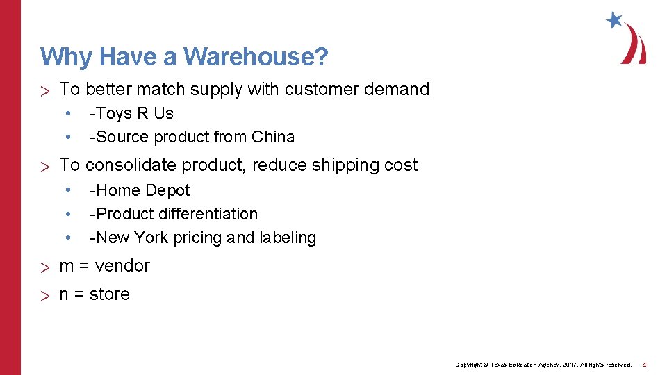 Types of Warehousing Principles of Transportation Distribution Logistics