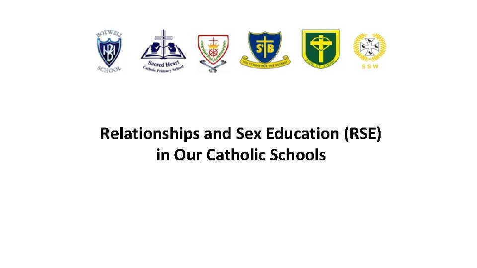 Relationships and Sex Education RSE in Our Catholic