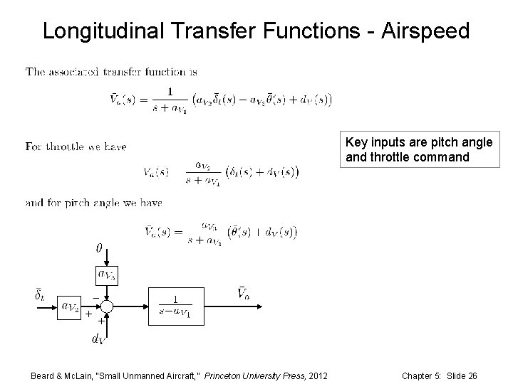 Chapter 5 Linear Design Models Beard Mc Lain