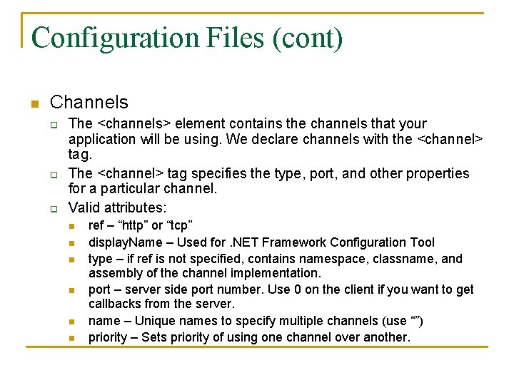 NET Deployment Matt Smouse CSE 775 Distributed Objects