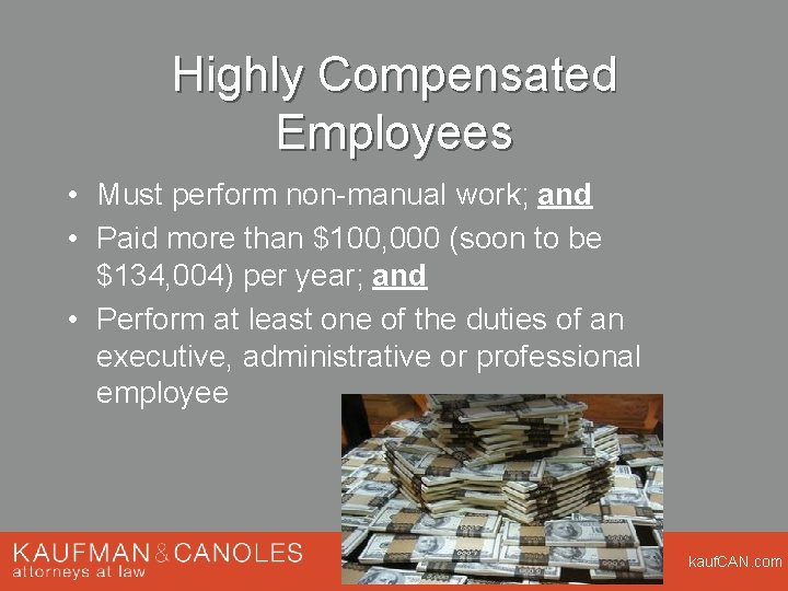 Fair Labor Standards Act how Me The Money