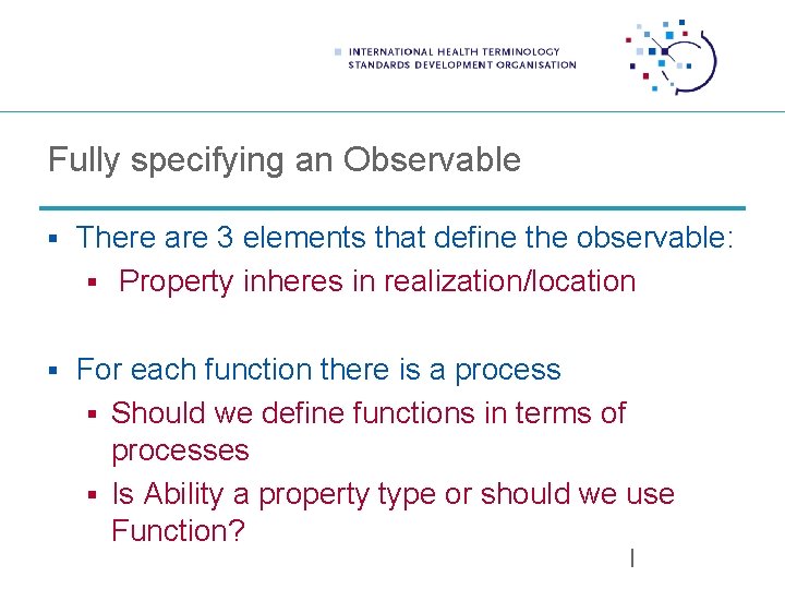NURSING SPECIAL INTEREST SUBGROUP OBSERVABLES MODELLING Judith Warren