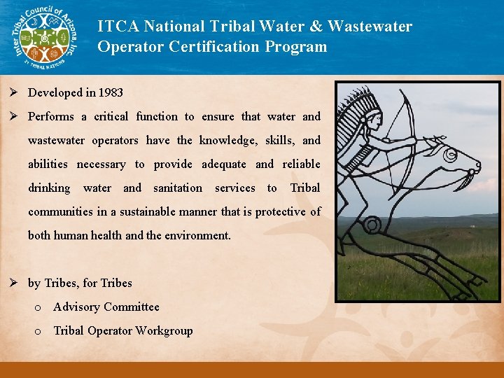 IMPROVED TRIBAL OPERATOR SERVICES THROUGH PARTNERSHIPS Presentation at