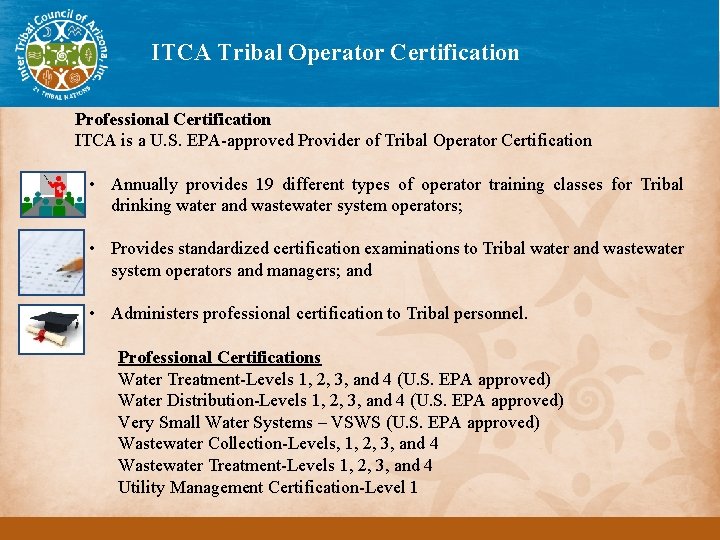 IMPROVED TRIBAL OPERATOR SERVICES THROUGH PARTNERSHIPS Presentation at