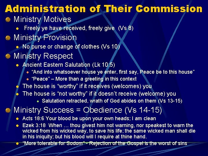 The Commissioning of the Twelve Matthew 9 35